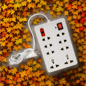 TOOLART Pack of 1 - 8+1 with Fuse Mini Strip, 8 Socket Extension ...