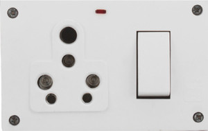 HI-PLASST PVC 16a switch-Socket Combined board 1 Socket Extension ...