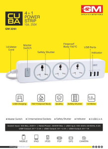 GMARU GM 3261 10 Socket Extension Boards Price in India - Buy GMARU GM ...