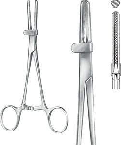 hospiclub Tubing Clamp with guard Cardiac Instrument Vascular Forcep ...
