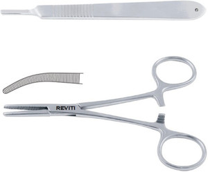 REVITI Artery Forceps Curved , Bp Handle 6 Inch Hemostats Forceps Price ...