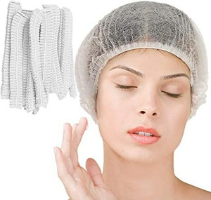 ALENZA EXPORTS Stretchable Bouffant Caps for Restaurants, Cooking ...