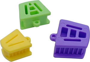 KJCSurgical Dental Autoclavable Mouth Prop-Bite Block Pack of 3pcs ...