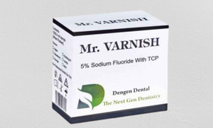 Dengen Dental Mr Varnish 5% S. F. With TCP Pack Of 10 Sachet/ No ...