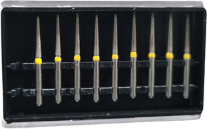 PRAKDENT Dental Burs (TR-11EF) Appledental Burs Pack of 10pc /NO ...