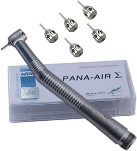 nsk Dental Air rotor Handpiece Super torque chuck type with 5 spare ...