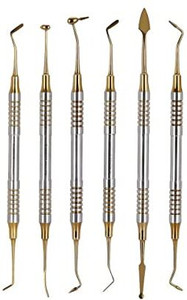 NMD Dental Tool Gold plated Composite Inst. (set of 6) Surgical Plier ...