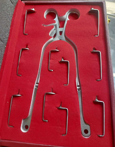 SURGICAL STUDIO CLOWARD RETRACTOR WITH 5 PAIRS BLADES Hand Held ...