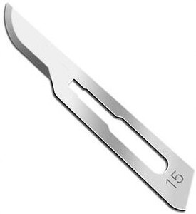 EUZA Surgical blades or Scalpel Blade no. 15 for medical & Industrial ...