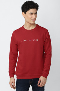 PETER ENGLAND Full Sleeve Printed Men Sweatshirt - Buy PETER ENGLAND ...
