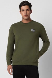 PETER ENGLAND Full Sleeve Solid Men Sweatshirt - Buy PETER ENGLAND Full ...