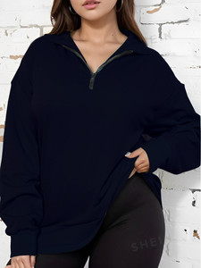 Kintu Parantu Full Sleeve Solid Women Sweatshirt - Buy Kintu Parantu ...