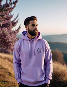 ZYLUTE Solid Hooded Neck Casual Men Purple Sweater - Buy ZYLUTE Solid ...