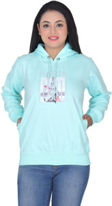 Huddy Full Sleeve Printed Women Sweatshirt - Buy Huddy Full Sleeve ...