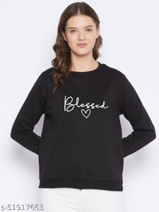 Stem Rope Full Sleeve Printed Women Sweatshirt - Buy Stem Rope Full ...