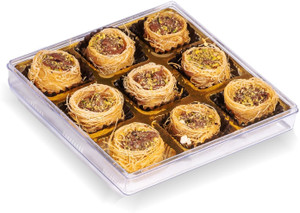 Natuf Kunafa Chocolate Bulbul Nest Baklava Sweet - Perfect for Gifting ...