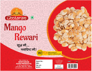 GHOTARAM Makar Sakranti Rewdi Sweet / Mango Rewdi / Revdi | Rewari ...