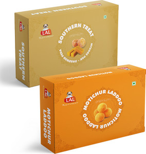 Lal Sweets Combo Pack of Southern Treat 400g & Motichur laddoo 400g Box ...