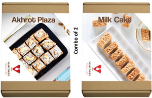 vijay dairy products AKHROT PLAZA & MILK CAKE combo Box Price in India ...