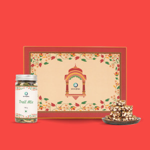 Anveshan Dharohar Box Diwali Gift Hamper - Dry Fruit Paak and Trail Mix ...