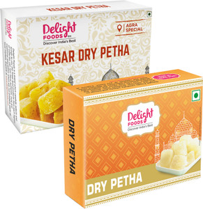 Delight Foods Dry Petha + Kesar Dry Petha | Soft & Juicy Agra Petha ...