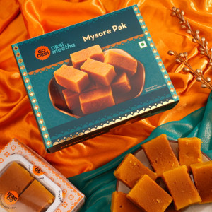 GO DESi Mysore Pak, Indian Sweets Gift Pack, DESi Meetha, Mithai Box ...