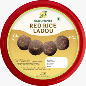 B&B Organics Red Rice Laddu (5 pcs) Box Price in India - Buy B&B ...
