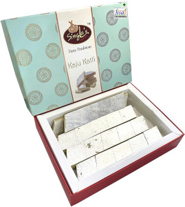 Singla Kaju Katlii Barfi Sweet Festive Gift Box Price in India - Buy ...