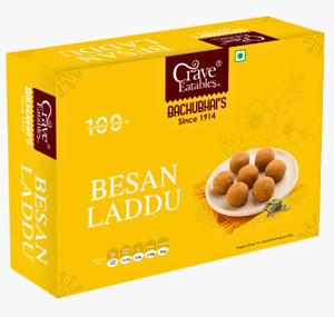 Crave Eatables Besan Laddu 400g × 1 Pack Box Price in India - Buy Crave ...