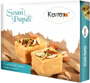 Kartox Valley Manbhavan Son Papdi Famous Bikaneri Mithai {500gm} Box ...