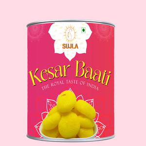 Sujla Kesar Bati Indian Sweet | Traditional Mithai with Rich Saffron ...