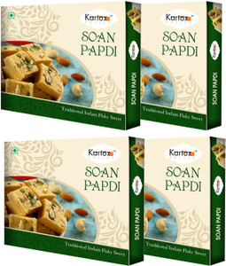 Kartox Valley Son Papdi Famous Bikaneri Mithai Sweet Box(500g x4) Box ...