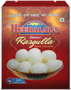 heeralaL's Rasgulla 1Kg Spongy 20 Pcs Per Can | Vegan | Zero ...