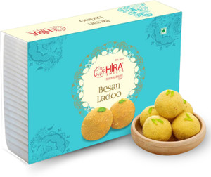 Hira Sweets Besan Ladoo 500 g | Fresh Indian Traditional Mithai ...