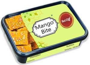 RED CLIFF Sweets mango bites (Dryfruits bites) | mango Flavor Festive ...