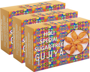 Delight Foods Holi Special Sugar Free Gujiya –Holi Gift Box,Mithai ...