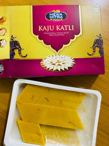 Mewa Mitra Kesar Kaju Katli |Fresh and Healthy Cashew Nuts |Sweets ...