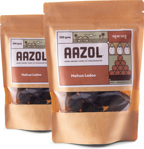 Aazol Mahua Ladoo: Forest Flower and Jaggery Nutri Ball Pouch Price in ...