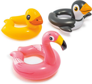 KidsZeeNie KidsZeeNie® Animal Split Inflatable Swimming Ring Swim ...
