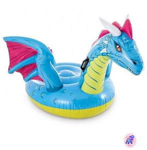 KidsZeeNie Mystical Dragon Ride-On Air Inflatable Swimming Pool Float ...
