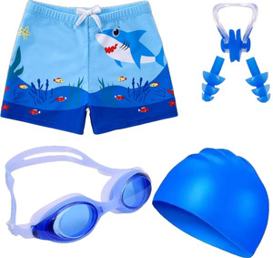 Lebami Pool Kit With Swimming Costume For Boys | Shorts, Cap, Goggles ...