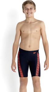 SPEEDO MONOGRAM SPLICE JAMMER Self Design Boys Swimsuit - Buy SPEEDO ...