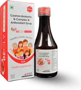 Rosette Pharmaceuticals BECLY Vitamin B12 B-Complex Syrup for Boosts ...