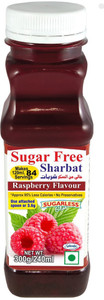 Sugarless Bliss Sugar Free Raspberry Syrup 300 gm Makes 16 litres/84 ...