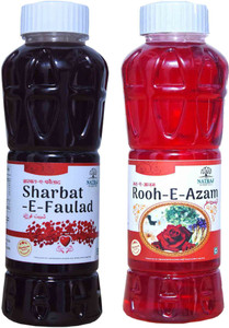 NATRAJ The Right Choice Sharbat-E-Faulad & Rooh-E-Azam Sharbat 1500 Ml ...