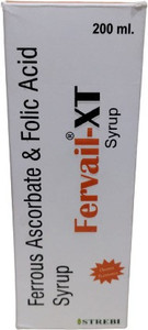 FERVAIL Ferrous Ascorbate & Folic Acid Syrup Orange Price in India ...