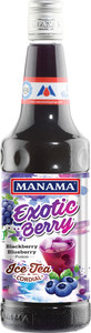 MANAMA Ice Tea Exotic Berry Syrup (fusion of Blackberry and Blueberry ...