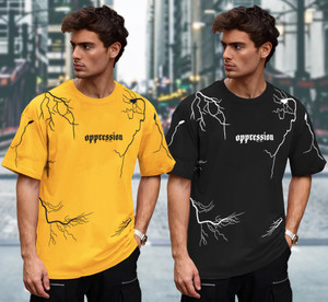 ORIGINAL CREATOR Printed Men Round Neck Multicolor T-Shirt - Buy ...