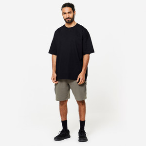 Domyos By Decathlon Solid Men Round Neck Black T-Shirt - Buy Domyos By ...