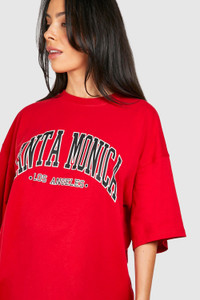 MONKEY BOYS Typography Women Round Neck Red T-Shirt - Buy MONKEY BOYS ...